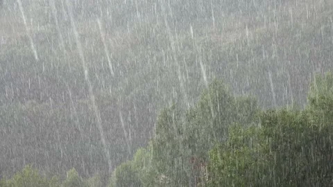 Storm, Torrential Rain, Inundation, Floo... | Stock Video | Pond5