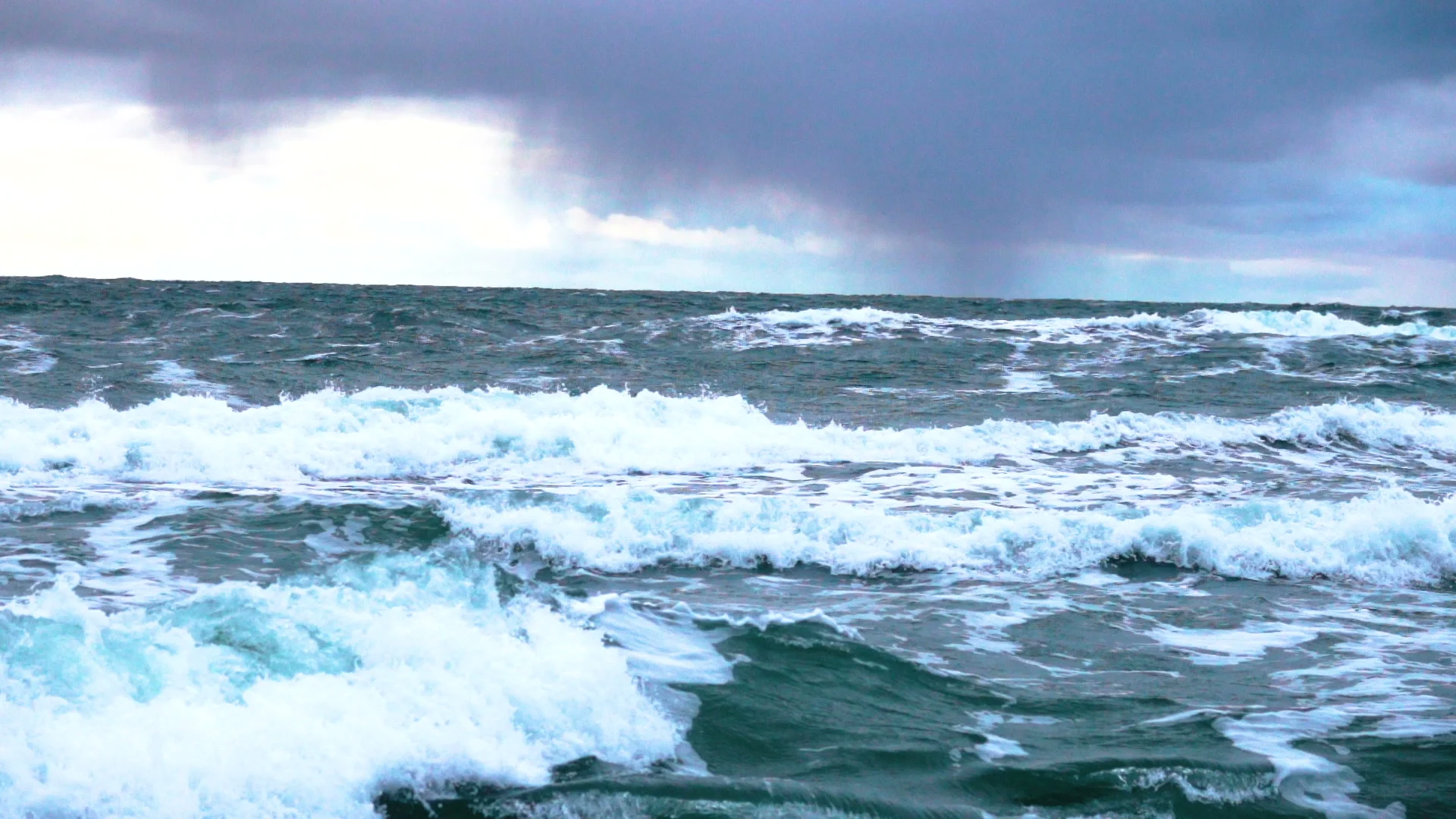 Stormy Weather At Sea