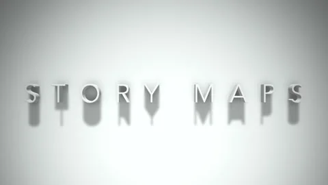 Story Maps 3D title animation with shado... | Stock Video | Pond5