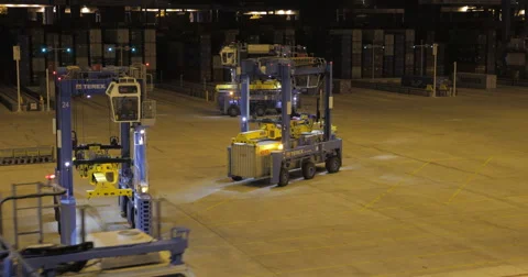 Straddle Carrier Stock Videos – Royalty-Free HD & 4K Videos