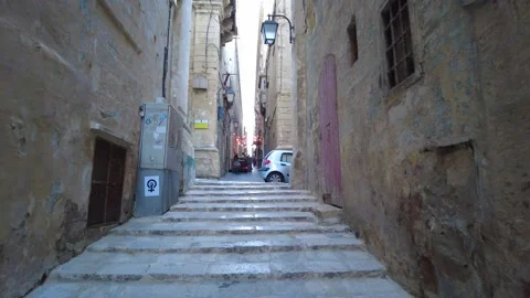 Strait Street, Malta - 4K Visual Journey... | Stock Video | Pond5