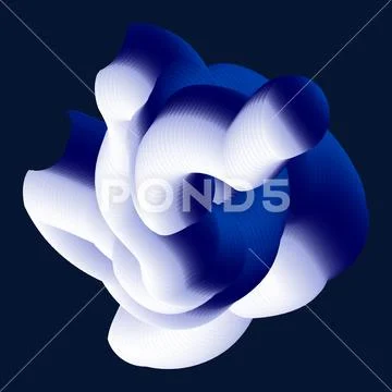 Strange alien structure. Liquid color background.: Graphic #89025877