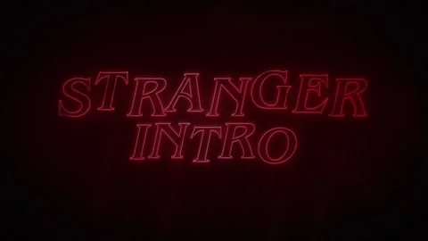 Stranger Intro ~ After Effects Template #146834814 | Pond5