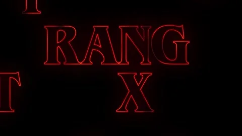 Stranger Text for AE ~ After Effects Project #240673910