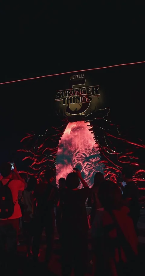 Stranger Things Vecna Fan Event Bangkok ... | Stock Video | Pond5