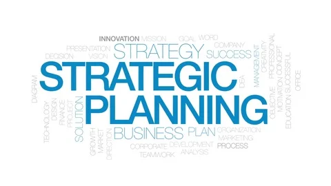 Strategic planning animated word cloud, ... | Stock Video | Pond5