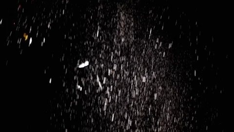 Stream of Falling Confetti, Dust Particl... | Stock Video | Pond5