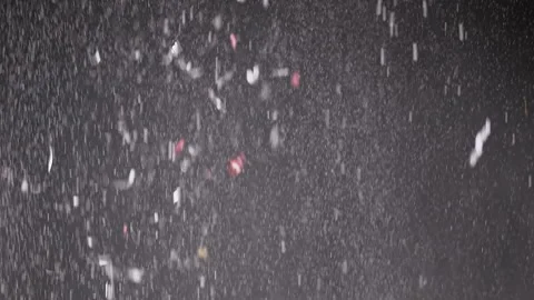 Stream of Falling Confetti, Dust Particl... | Stock Video | Pond5