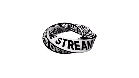 Stream is Offline icon background animat... | Stock Video | Pond5