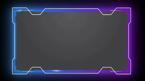 Stream Overlay Animated Facecam For Game... | Stock Video | Pond5