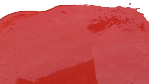 stream of red paint falling on white bac... | Stock Video | Pond5