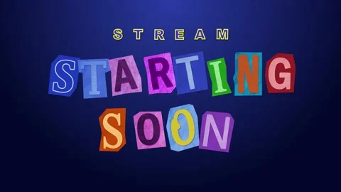 Stream Starting Soon Animation | Stock Video | Pond5