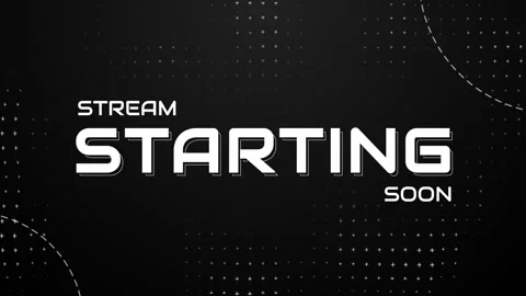 Stream Starting Soon Dark Minimalis loop... | Stock Video | Pond5