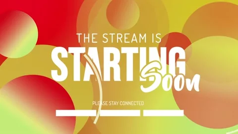 The Stream is Starting. Streaming Panel.... | Stock Video | Pond5