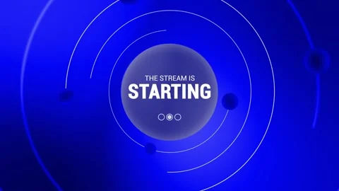 The Stream is Starting. Streaming Panel.... | Stock Video | Pond5