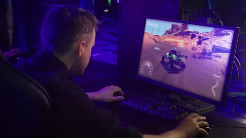 A Streamer fails the drifting mission in... | Stock Video | Pond5