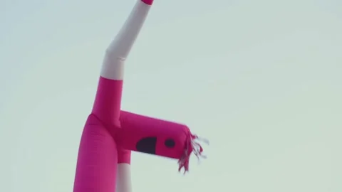 Advertising Air Dancer Stock Video Footage | Royalty Free Advertising ...