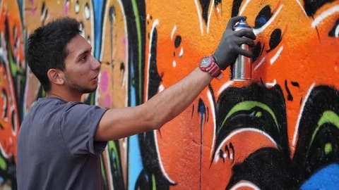 Street Art Wallpaper Stock Videos – Royalty-Free HD & 4K Videos | Pond5