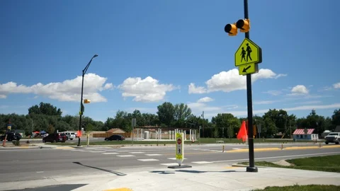 School Crosswalk Stock Video Footage | Royalty Free School Crosswalk ...
