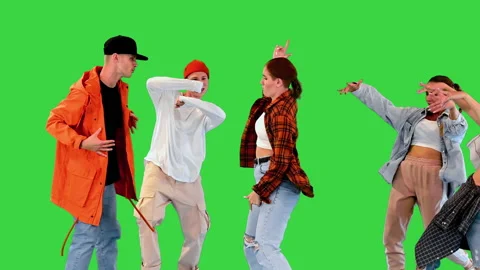 Street dancers having a dance battle on ... | Stock Video | Pond5