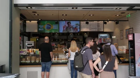 Queue Shop Stock Video Footage | Royalty Free Queue Shop Videos | Pond5