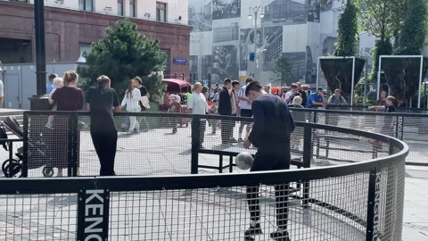 Soccer Street Performer Stock Videos – Royalty-Free HD & 4K Videos | Pond5