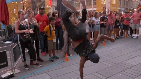 Street Performers Stock Video Footage | Royalty Free Street Performers ...