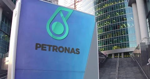 Street signage board with Petroliam Nasi... | Stock Video | Pond5