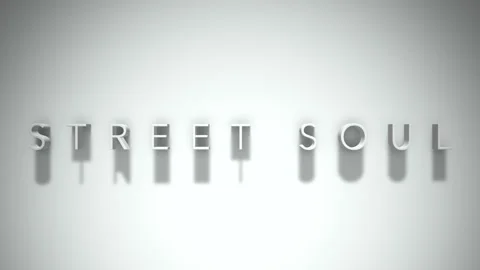 street soul 3D title animation with shad... | Stock Video | Pond5