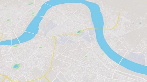 Streets Surat map background loop. Spinn... | Stock Video | Pond5