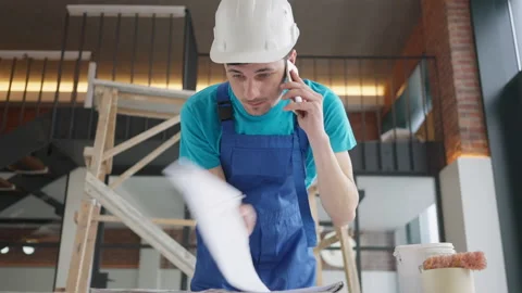 Stressed Contractor Stock Videos – Royalty-Free HD & 4K Videos