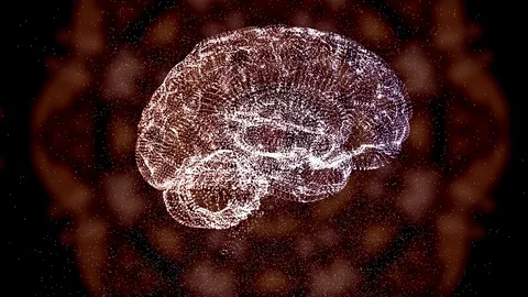 Stressed brain exploding, surrounded wit... | Stock Video | Pond5