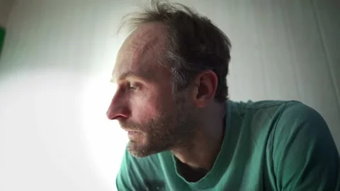 Stressed Man with Pencil Green Screen Ba... | Stock Video | Pond5