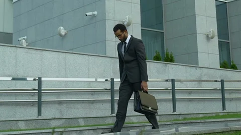 Stressed office worker walking as zombie... | Stock Video | Pond5