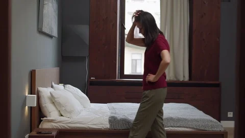 Pacing Back and Forth Stock Video Footage | Royalty Free Pacing Back ...