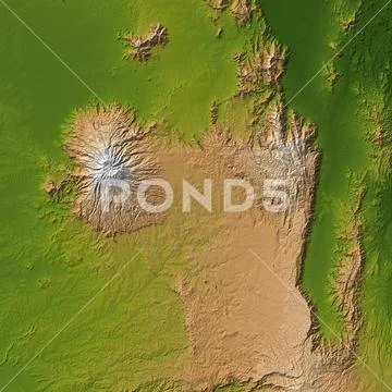 The striking contrast of geologic structures in Africa is shown in this ...