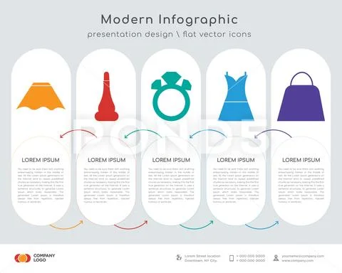 String bikini infographics design: Royalty Free #88833306