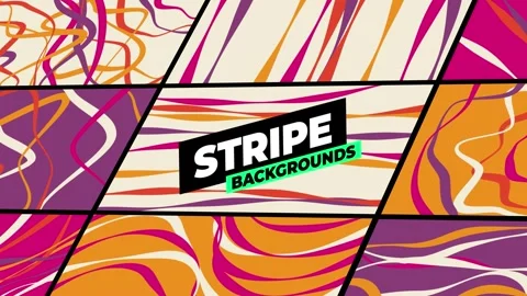 Stripe Backgrounds ~ After Effects Project #304009832