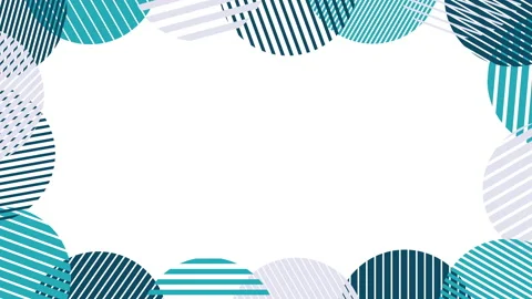 Striped circles frame background (blue, ... | Stock Video | Pond5