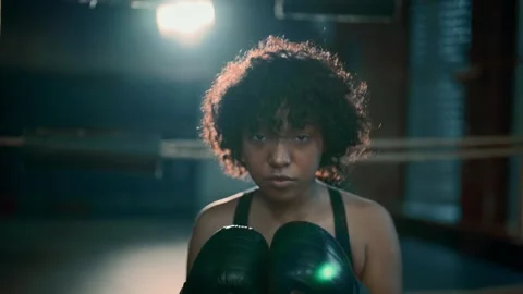 Female Boxing Camera Stock Video Footage | Royalty Free Female Boxing ...