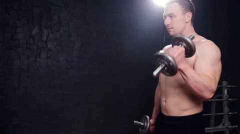 Strong bodybuilder with six pack, perfec... | Stock Video | Pond5