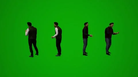 Student boy on green screen walking, dan... | Stock Video | Pond5