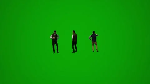 Student boy on green screen walking, dan... | Stock Video | Pond5