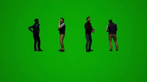 Student boy on green screen walking, dan... | Stock Video | Pond5