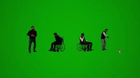 Student boy on green screen walking, dan... | Stock Video | Pond5