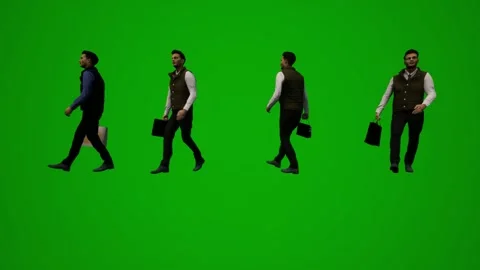 Student boy on green screen walking, dan... | Stock Video | Pond5