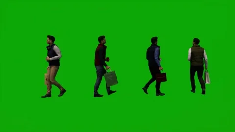 Student boy on green screen walking, dan... | Stock Video | Pond5