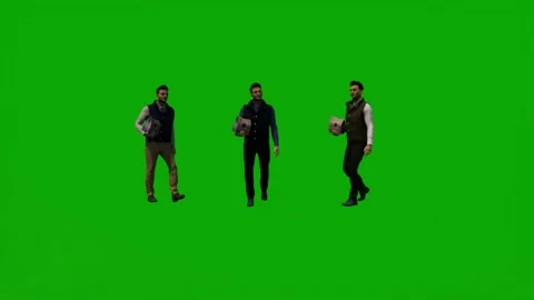 Student boy on green screen walking, dan... | Stock Video | Pond5