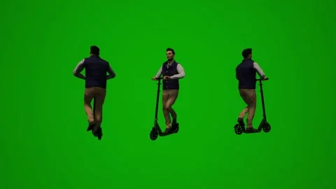 Student boy on green screen walking, dan... | Stock Video | Pond5