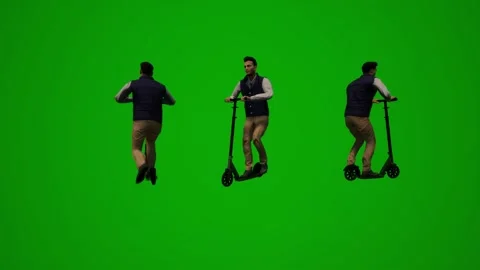 Student boy on green screen walking, dan... | Stock Video | Pond5